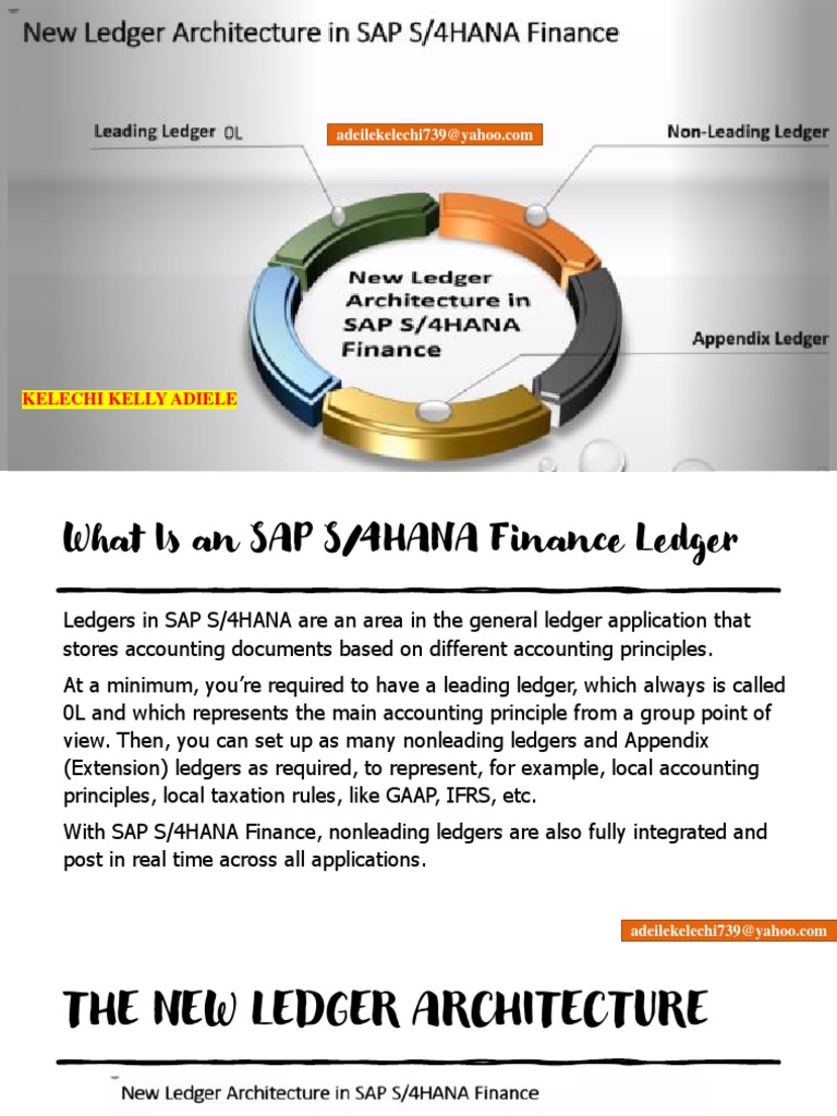 SAP Finance Ledgers | PDF