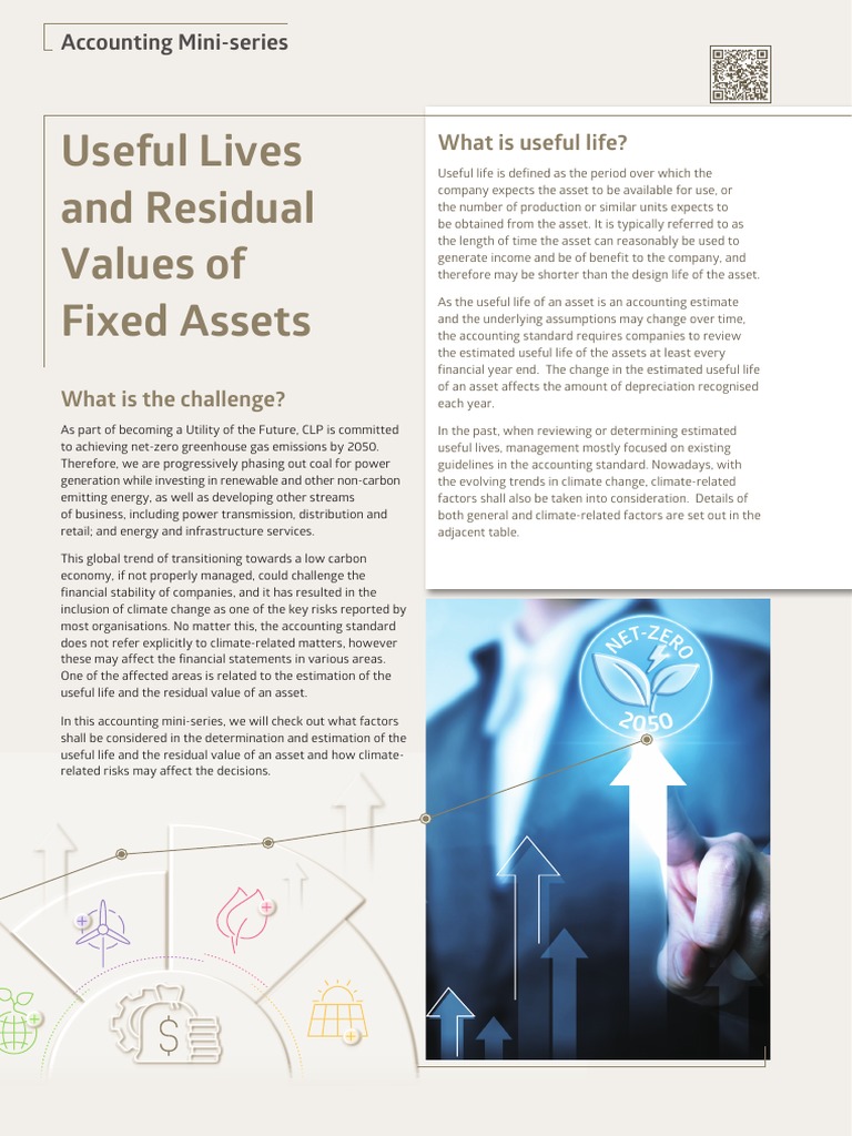 Useful Lives and Residual Values in Accounting | PDF | Depreciation ...