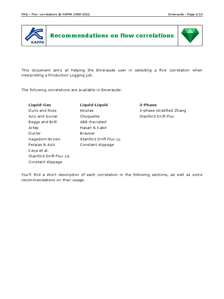 Flow Correlations | PDF