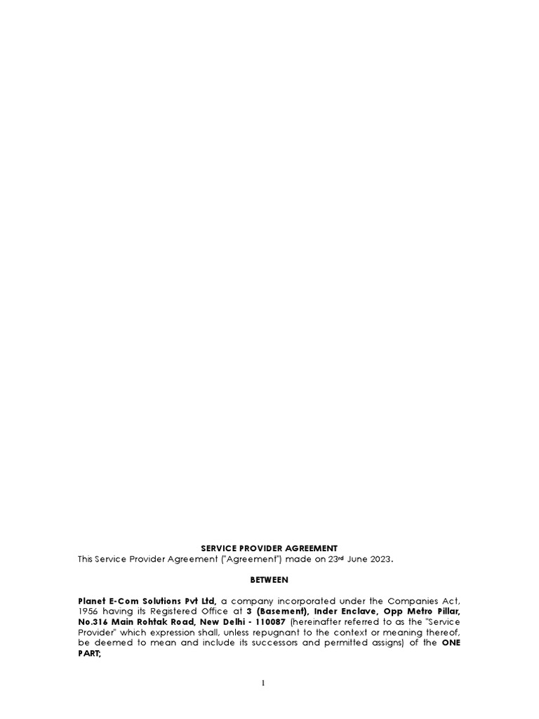 Sla 22-23 | PDF | Indemnity | Employment