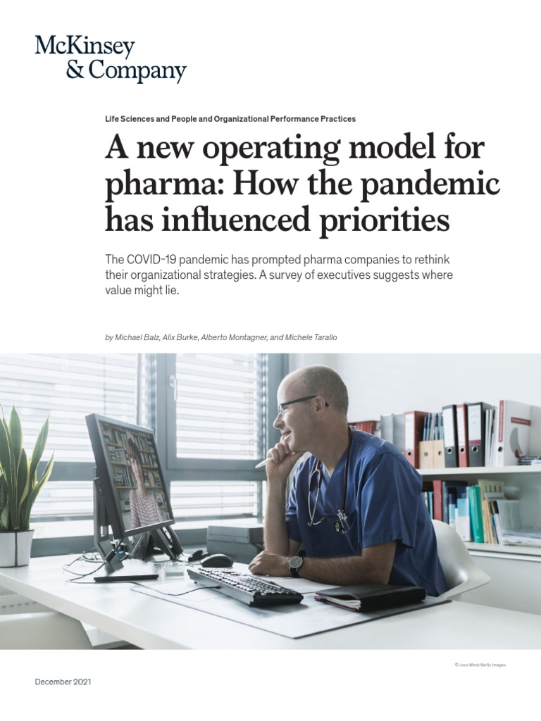 A New Operating Model For Pharma How The Pandemic Has Influenced ...