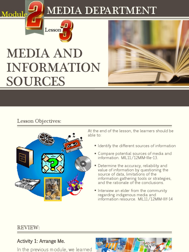 MIL-Module-2.3-Media-and-Information-Source | PDF | Information ...