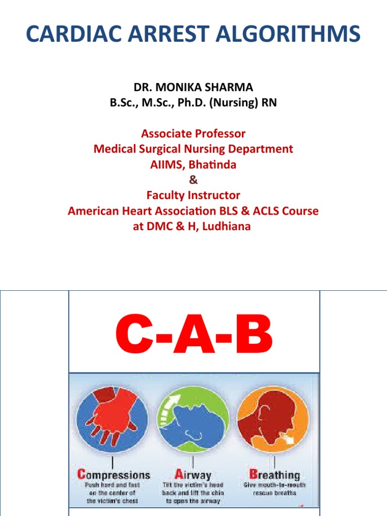 1 Algorithms | PDF | Cardiopulmonary Resuscitation | Cardiac Arrest