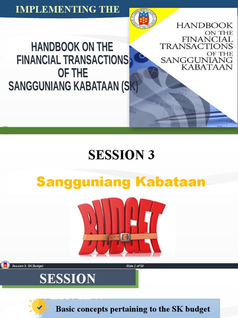 SK Budget Handbook Overview | PDF | Business | Social Science