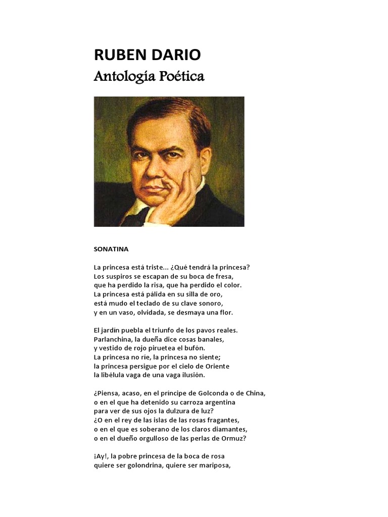 Ruben Dario Antologia Poetica | PDF