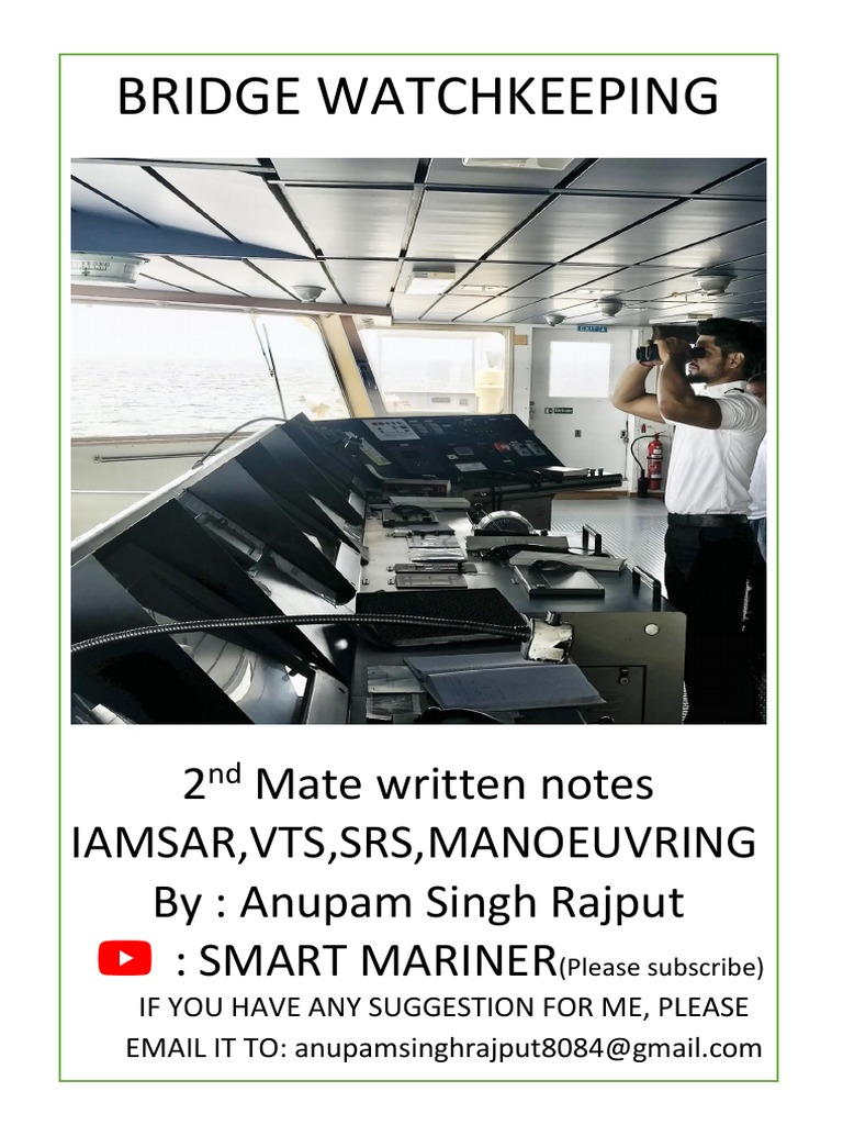 2M Bridge watchkeeping notes by Anupam | PDF