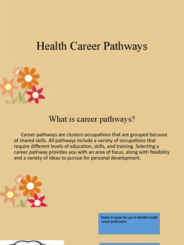 4th quarter #3 Health Career Pathways | PDF | Oral Hygiene | Dentistry