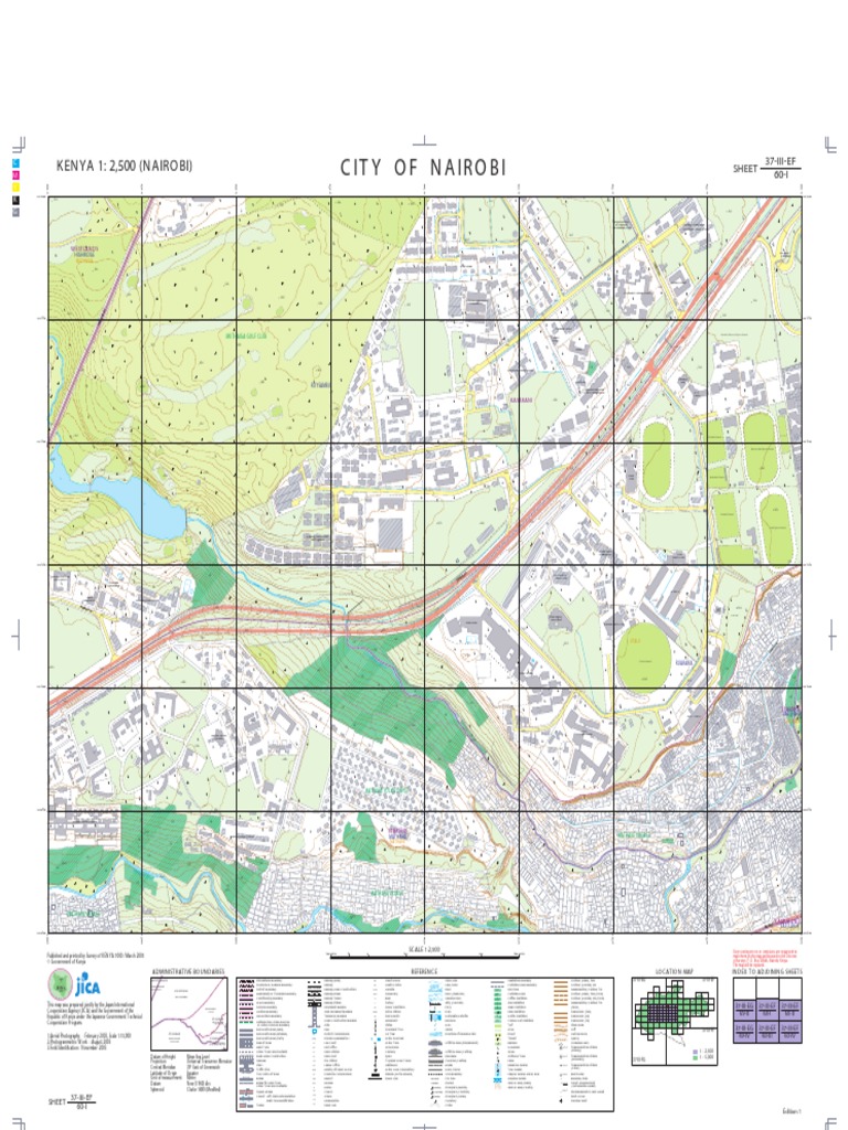 Nairobi Scale 2500 - Jica (1) | PDF