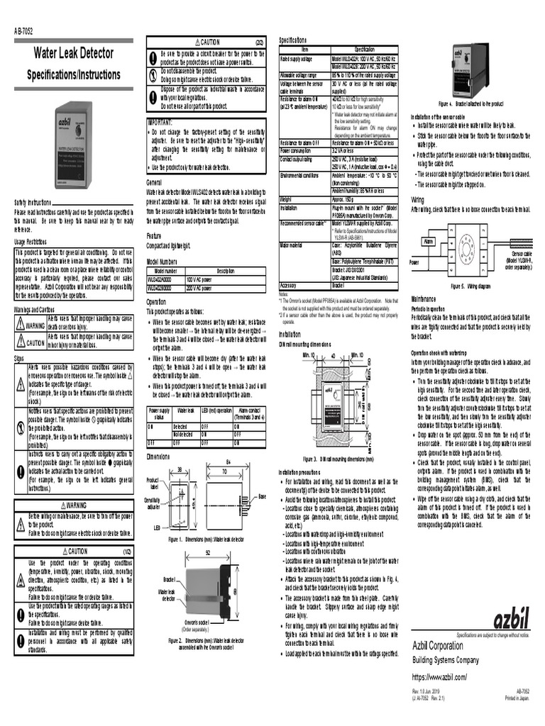 Ab-7052 WLC | PDF | Alternating Current | Electrical Wiring