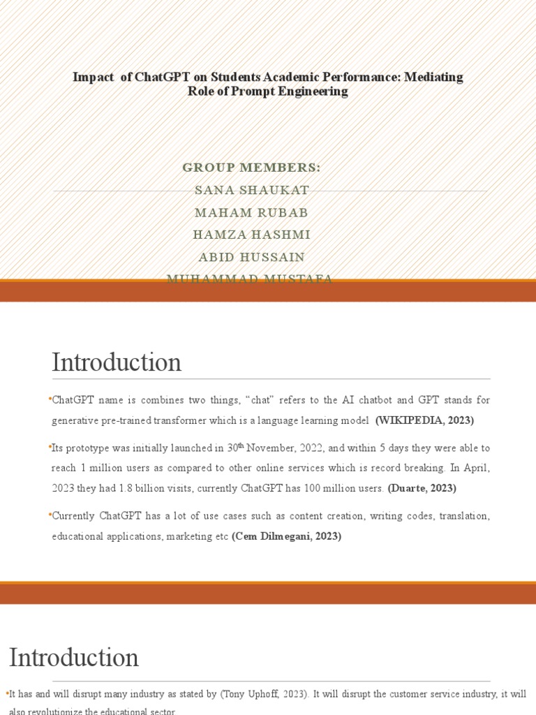 ChatGPT's Impact on Student Performance | PDF | Business