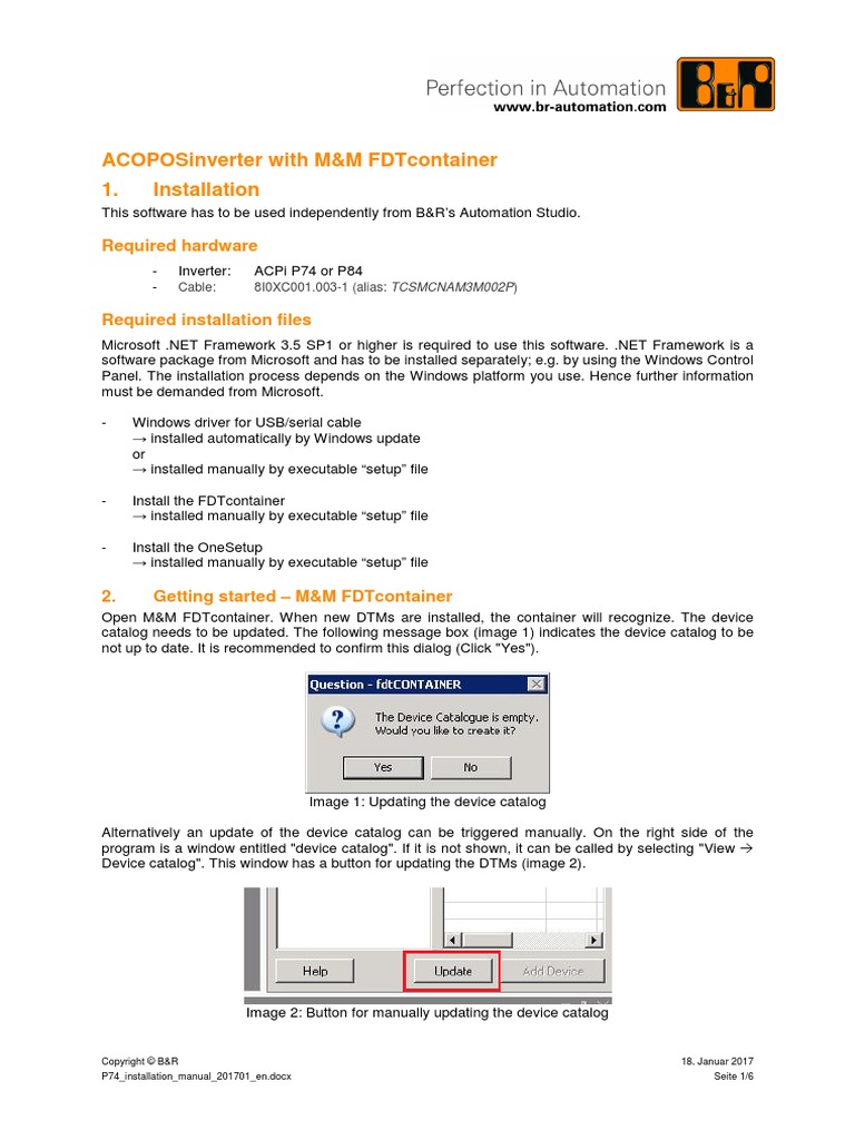 P74 Installation Manual 201701 en | PDF