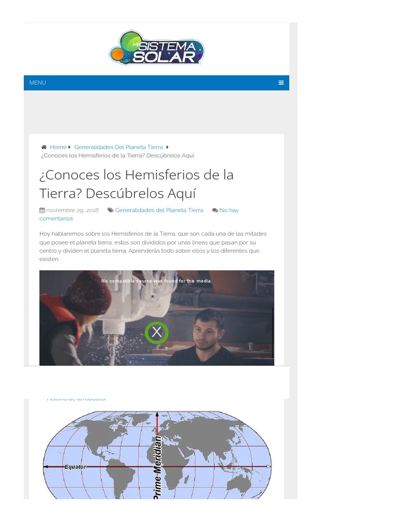 Hemisferios de La Tierra | PDF