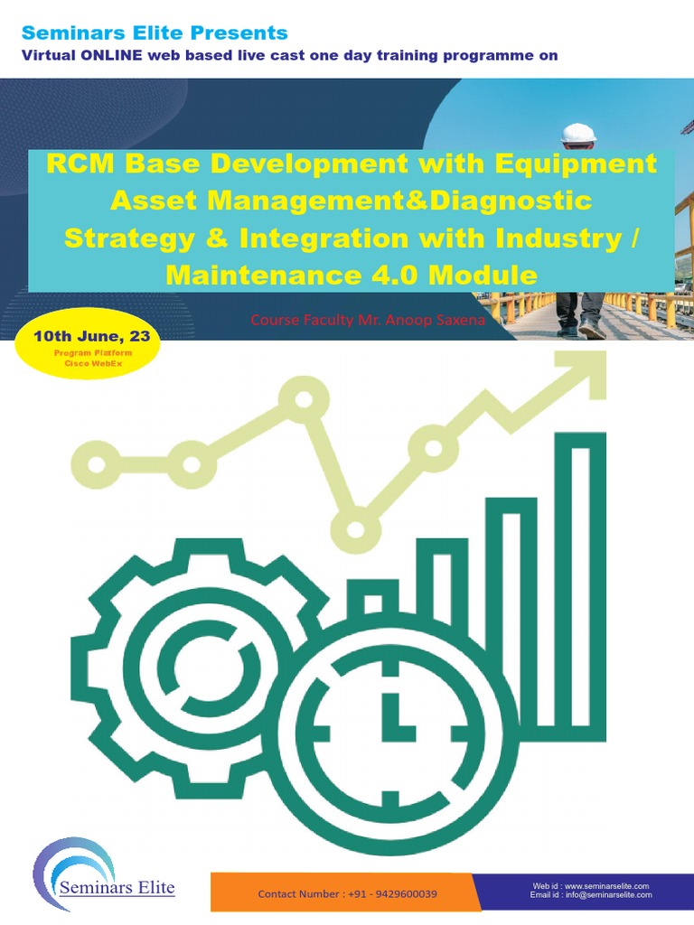 RCM Base Development With Equipment Asset Management&Diagnostic Strategy & Integration With ...