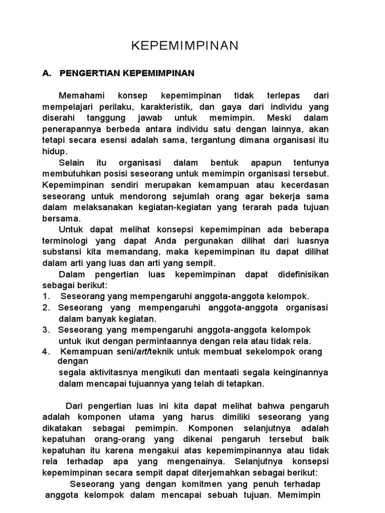 B.modul Kepemimpinan | PDF