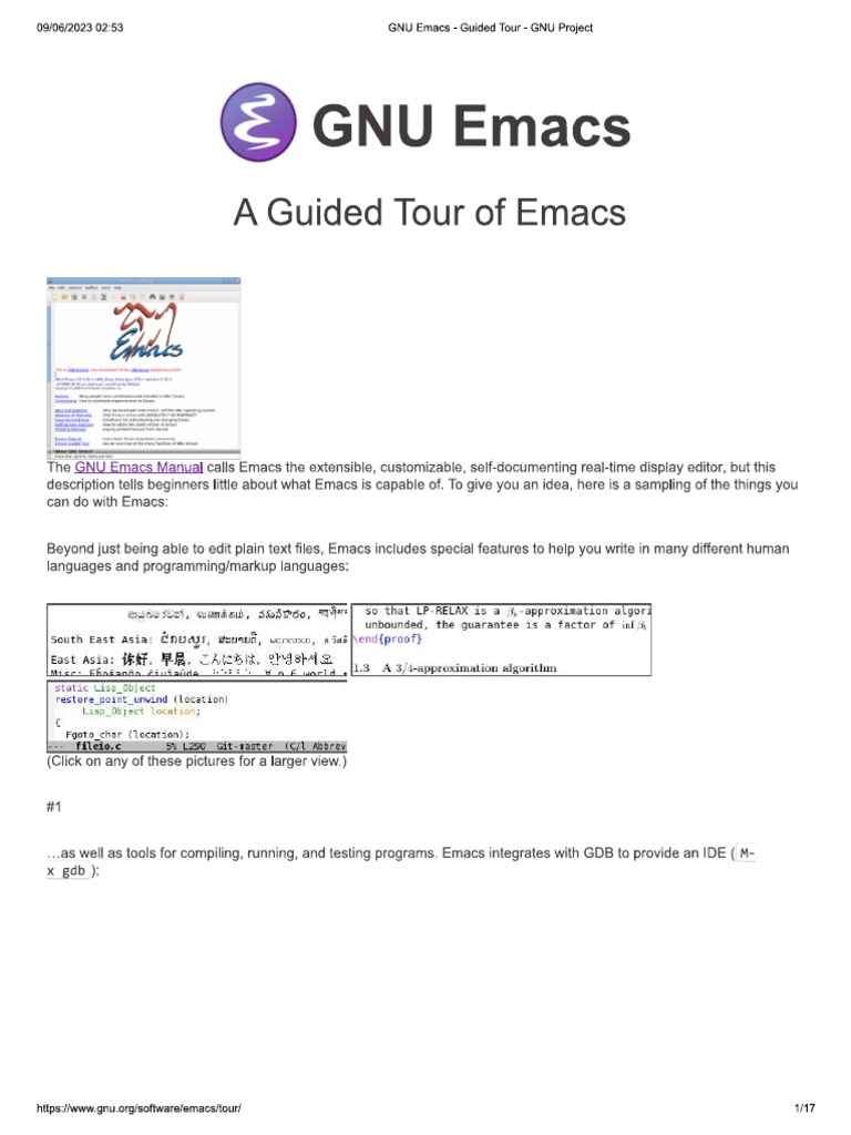 Emacs | PDF