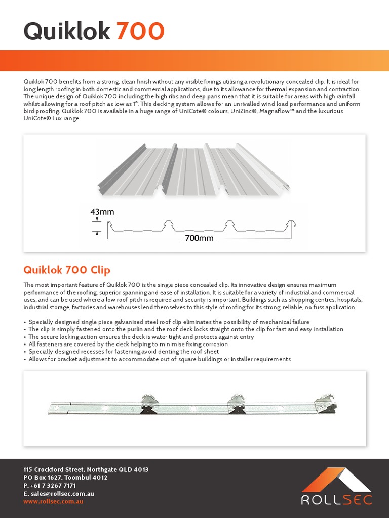 Rollsec Quiklok 700 2 | PDF | Technology & Engineering