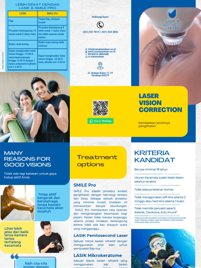 Brosur LVC Laser Vision Correction | PDF