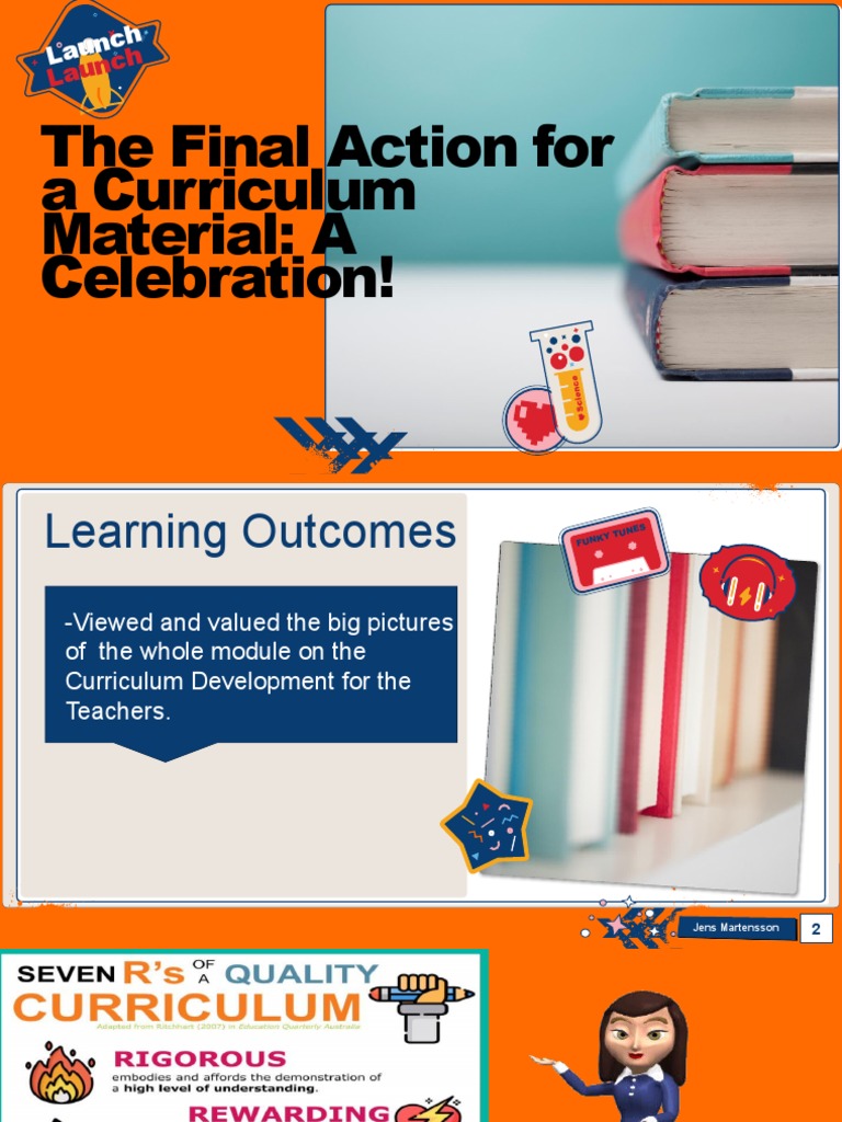 The Final Action For A Curriculum Material | PDF