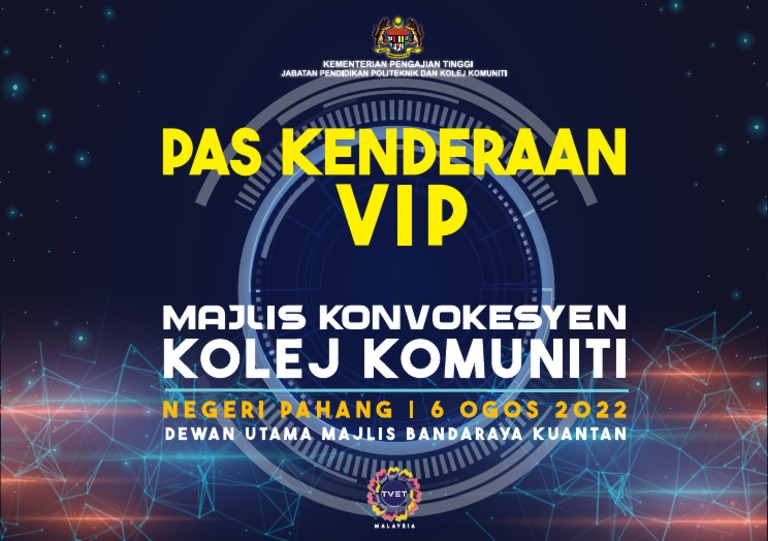 PAS KENDERAAN VIP_A5_PAHANG_OUTLINES | PDF
