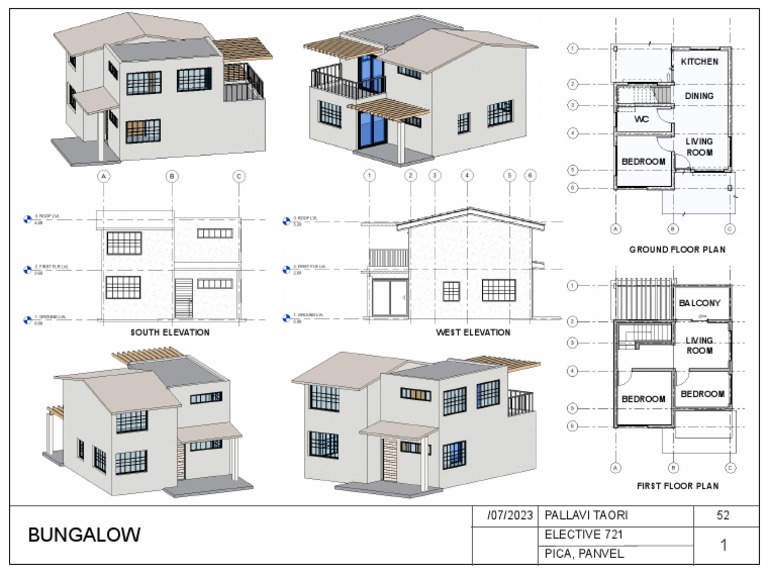 52 - Revit Assignment 1 | PDF