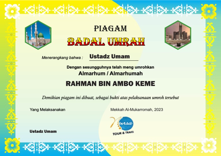 Badal Umrah | PDF