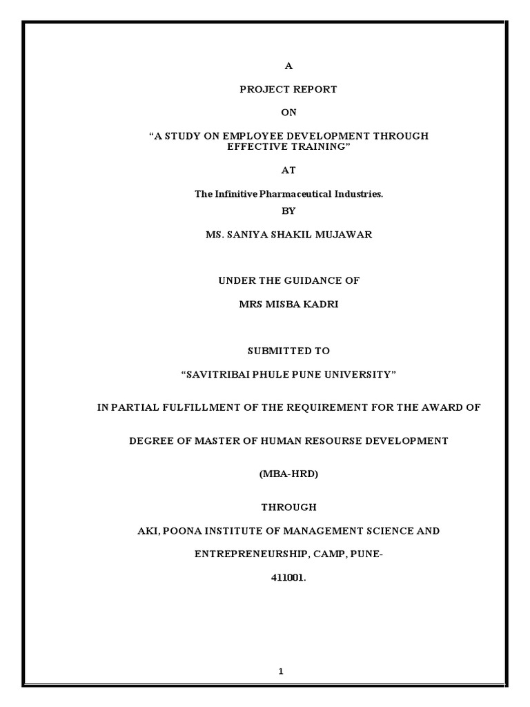 Saniya Mujawar - Dissertation | PDF