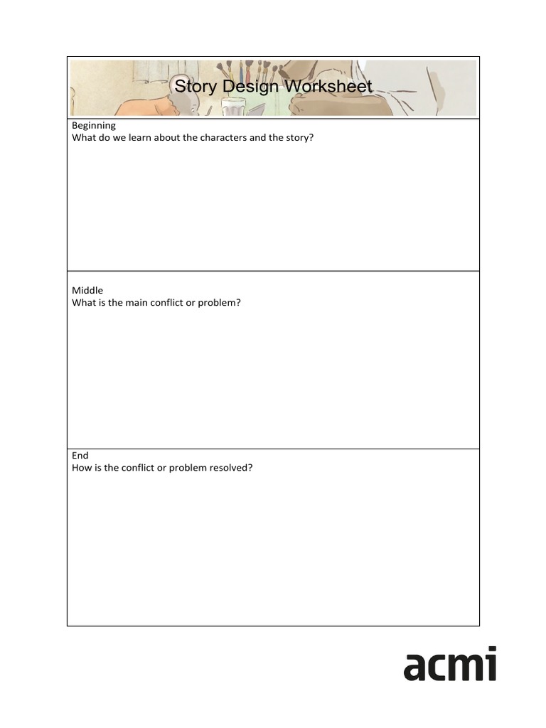 Ernest_and_Celestine_Story_Design_Worksheet | PDF