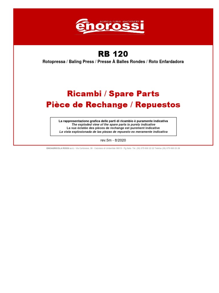 RB120 SP Rev.5m | PDF | Axle | Vehicle Technology