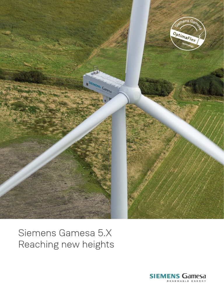 Siemens Gamesa Onshore Wind SG 5 X Platform en | PDF | Wind Turbine ...