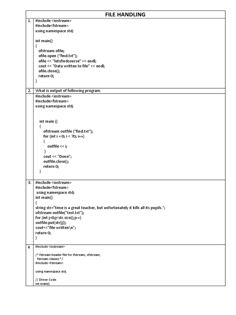 Tute 12 | PDF