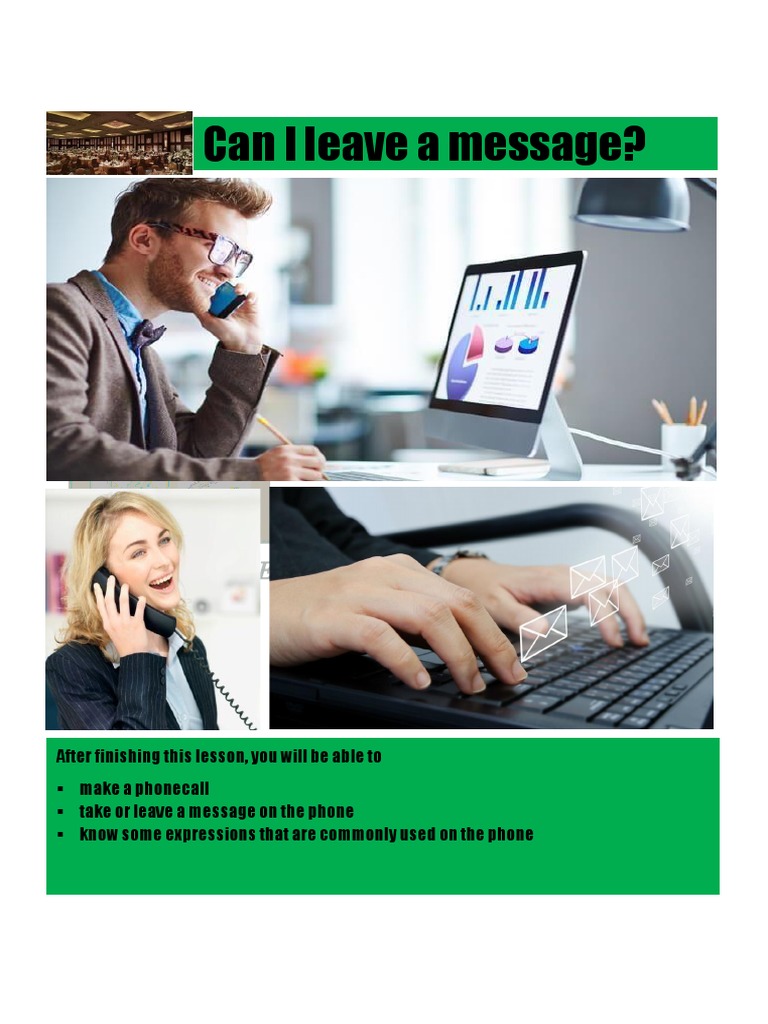 Can I Leave A Message | PDF