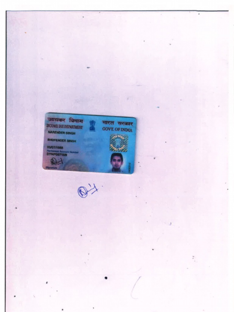 Pan Card Narender-Sir | PDF