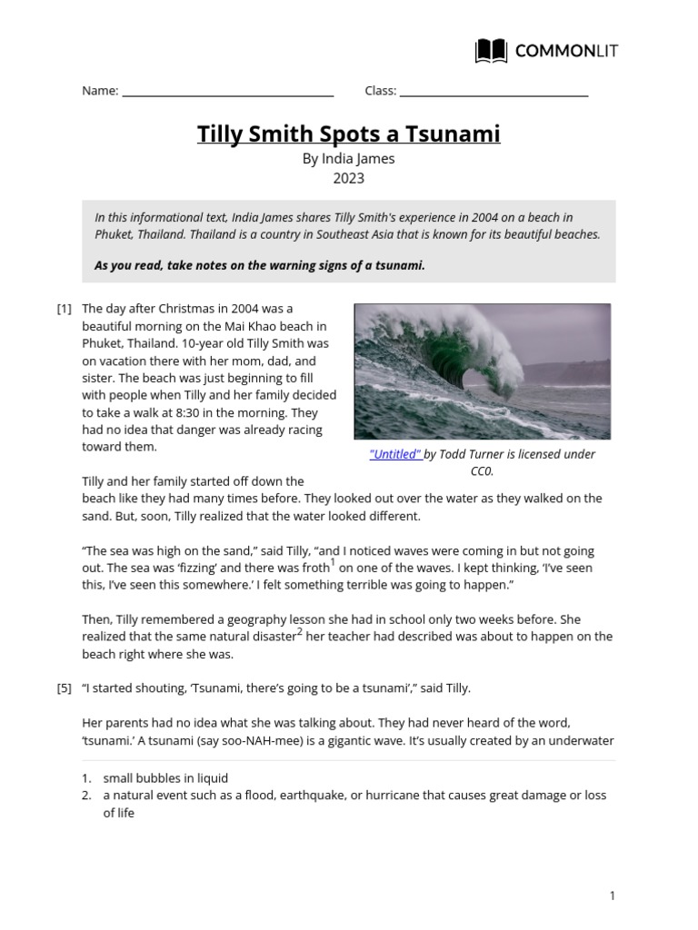 Tilly_Smith_Spots_a_Tsunami-teacher-14 | PDF | Tsunami