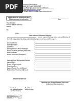 Plant and Plant Product Declaration Form: SECTION 1 - Shipment ...