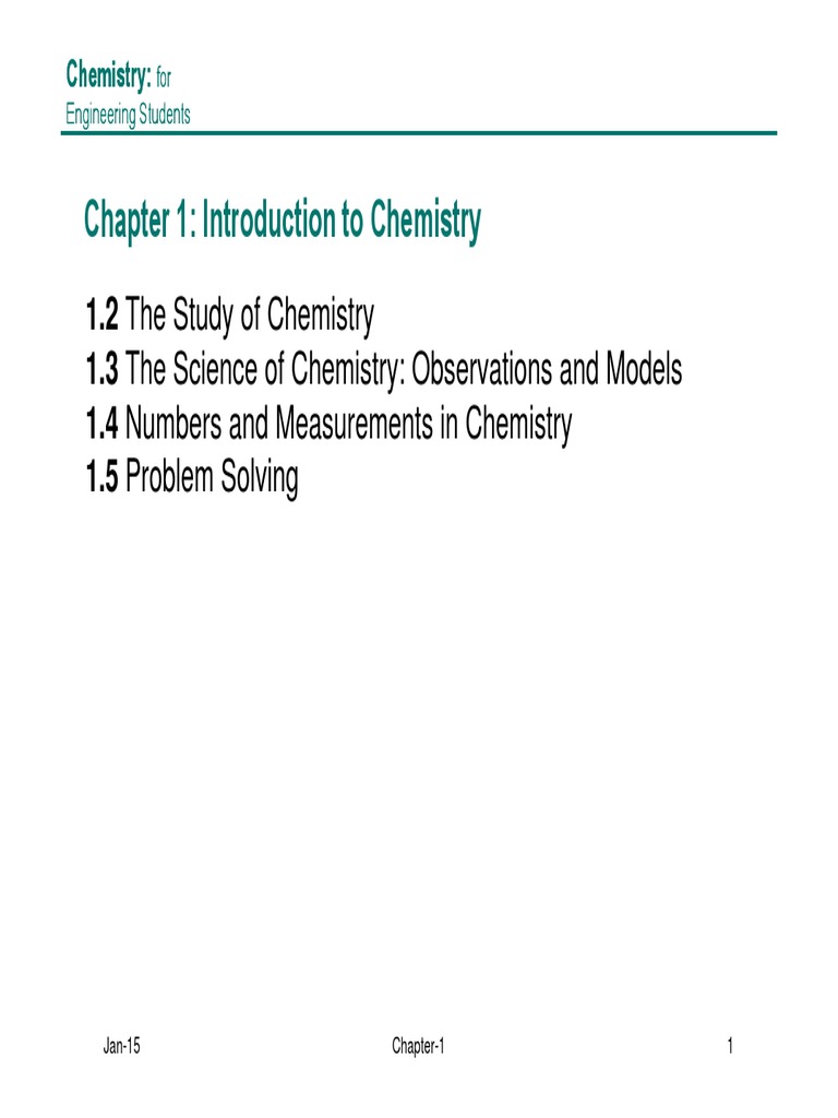 Chap1 - Introduction - To - Chemistry - STUD | PDF | Significant ...