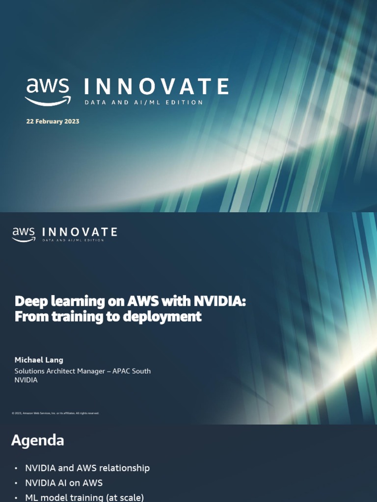 AWS Deep Learning with NVIDIA AI | PDF | Amazon Web Services | Graphics ...