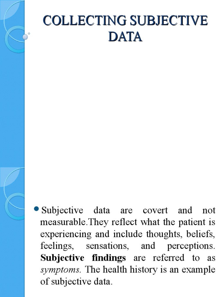 Collecting Subjective Data | PDF | Self-Improvement