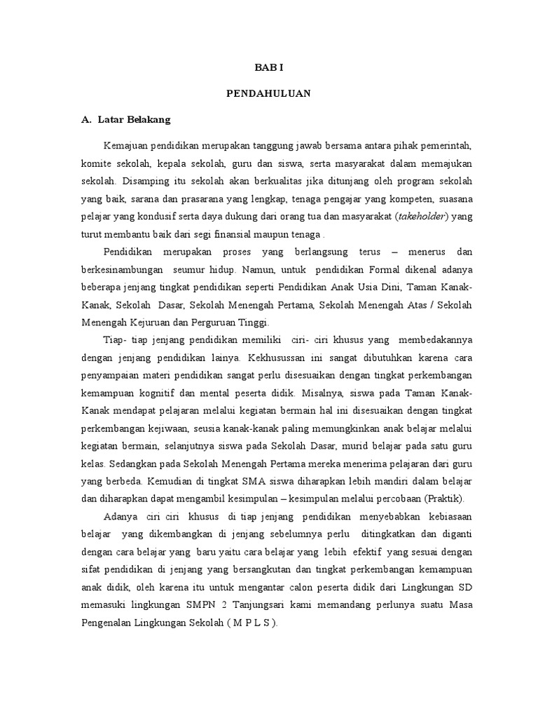 LAPORAN Program Mpls 2023 - 2024 | PDF | Karier & Perkembangan