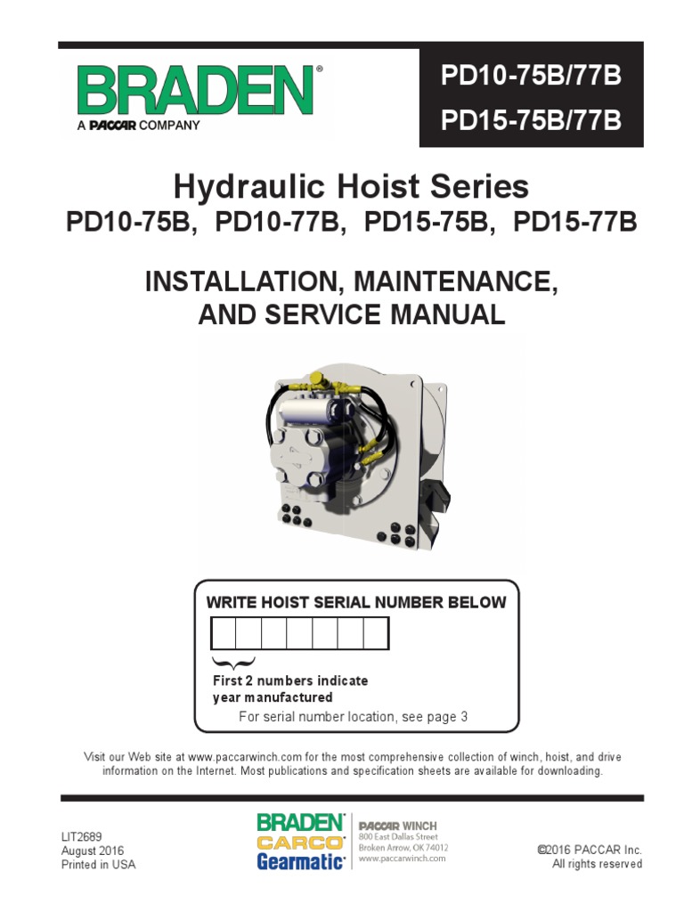 LIT2689 PD15-75B Service Manual | PDF