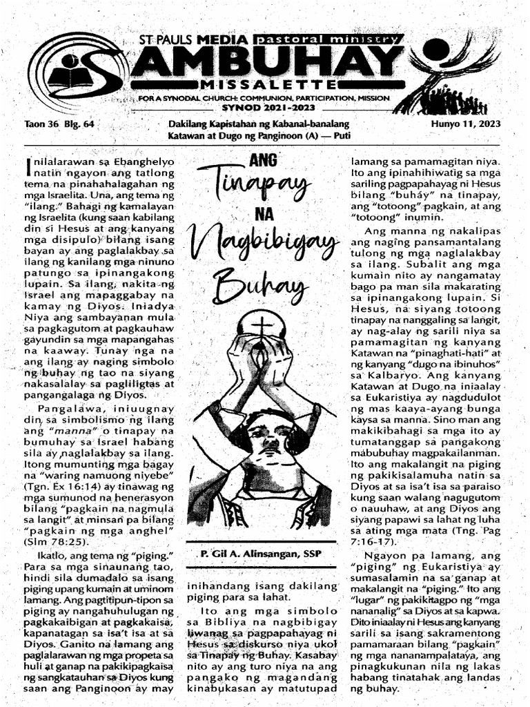 Sambuhay June 11 | PDF