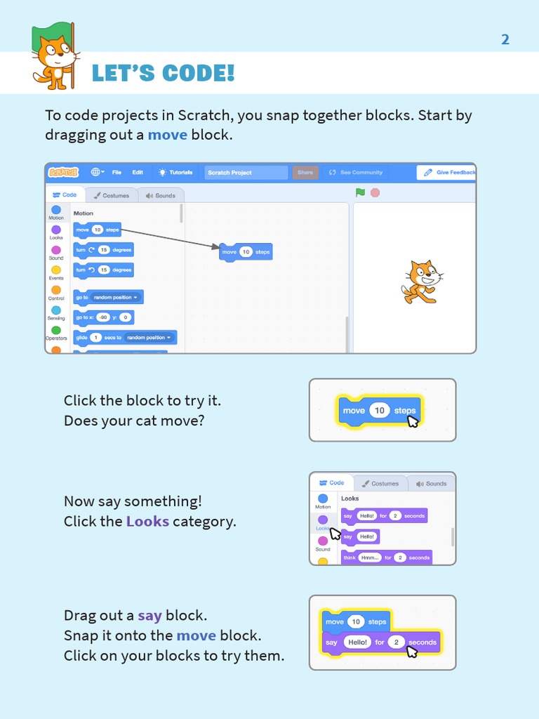 Getting Started With Scratch 3.0 3 | PDF Getting Started With Scratch 3.0 3 | PDF