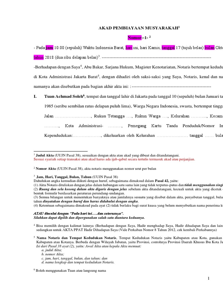 Akad Musyarakah | PDF