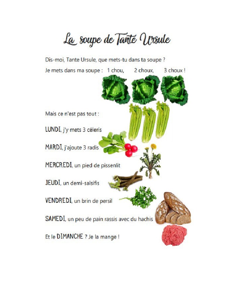 La Soupe de Tante Ursule | PDF