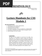 CSS 2026 Criminology Syllabus | PDF