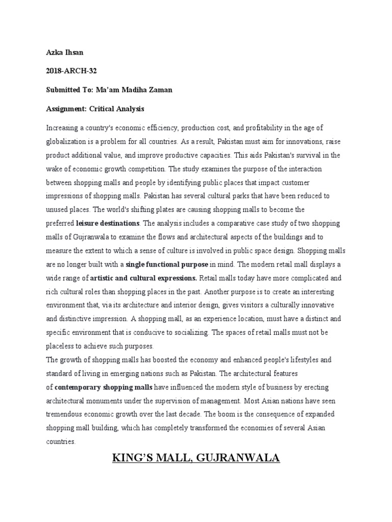 Htc Critical Analysis Xx Pdf Shopping Mall Retail 