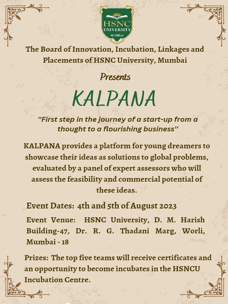 KALPANA Brochure | PDF | Career & Growth | Business