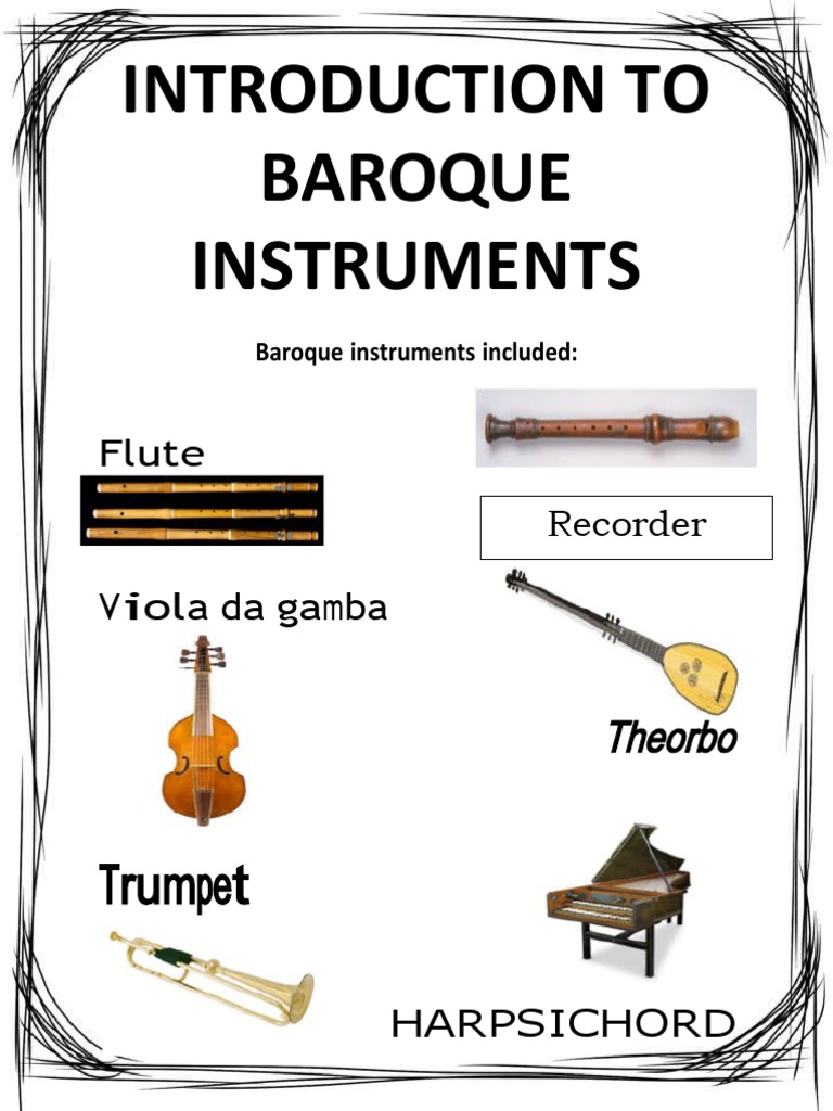 Introduction To Baroque Instruments - Final | PDF