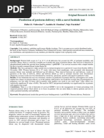 Actim PROM: Rapid PROM Detection Test | PDF | Sensitivity And ...