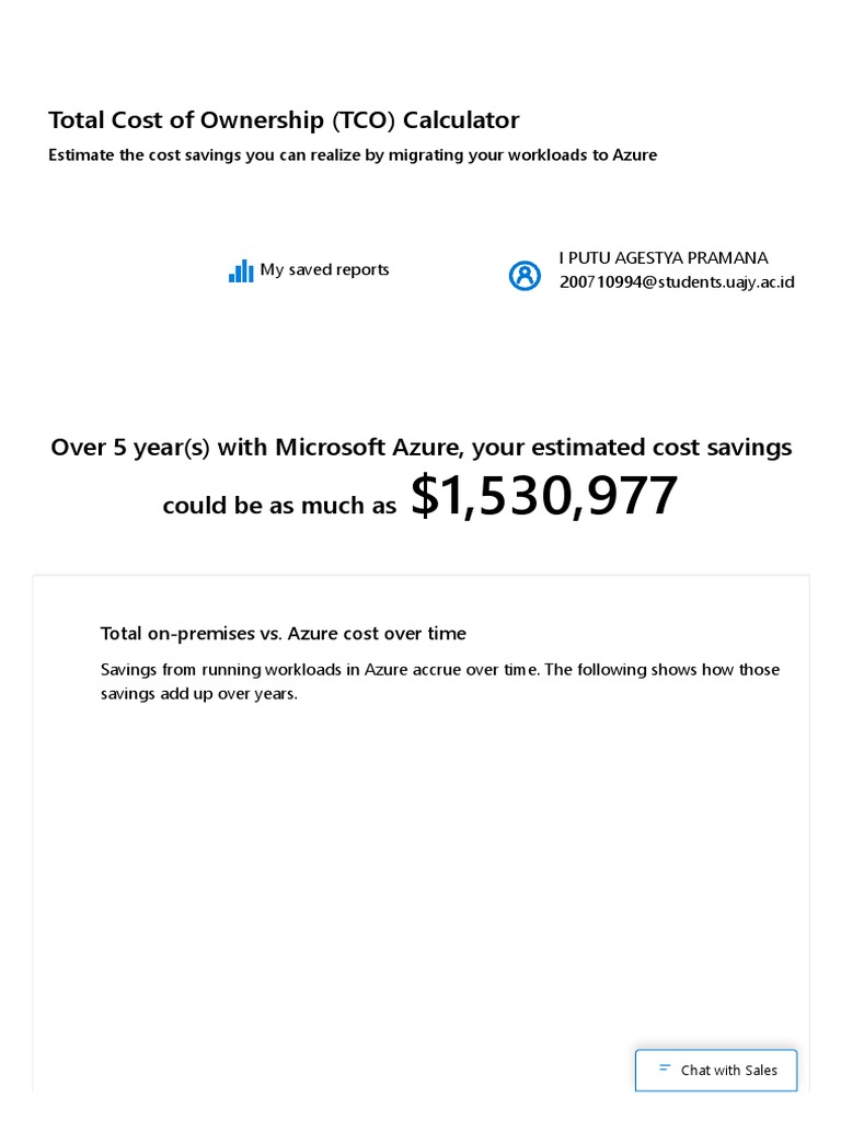 Azure TCO Calculator Overview | PDF | Virtualization | Virtual Machine