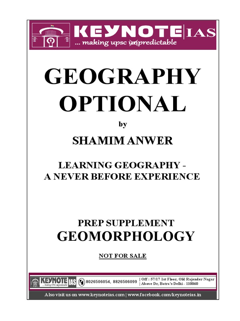 Geomorphology: Key Concepts Explained | PDF | Plate Tectonics | Earth's ...